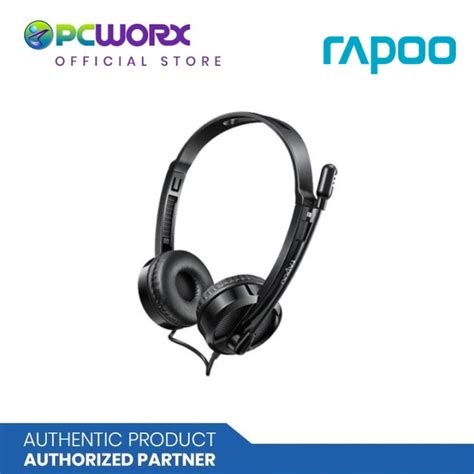 Rapoo H100 Plus Wired Stereo Headset Rapoo Headset Headset Lazada Ph