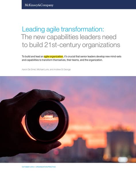 Leading Agile Transformation The New Capabilities Leaders Need To Build 21st Century Leading Agile Transformation The New Capabilities Leaders Need To Build 21st Century