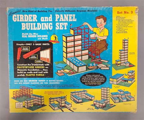 Kenners Girder And Panel Building Set In Original Box