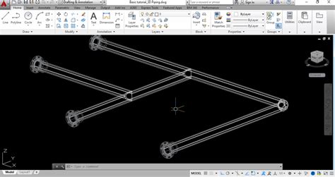 Membuat Pipa 3d Di Autocad