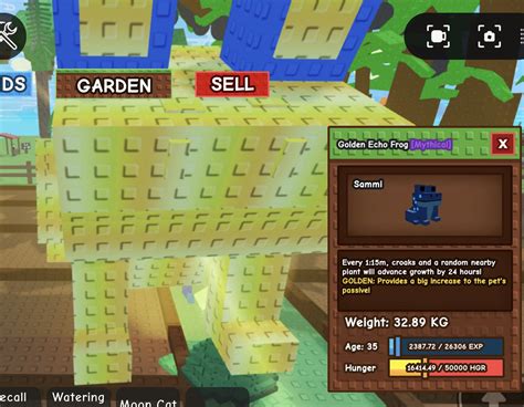 Grow A Garden Official Group For Huge Echo Frog Kahit 16 Kg Or 18 Kg