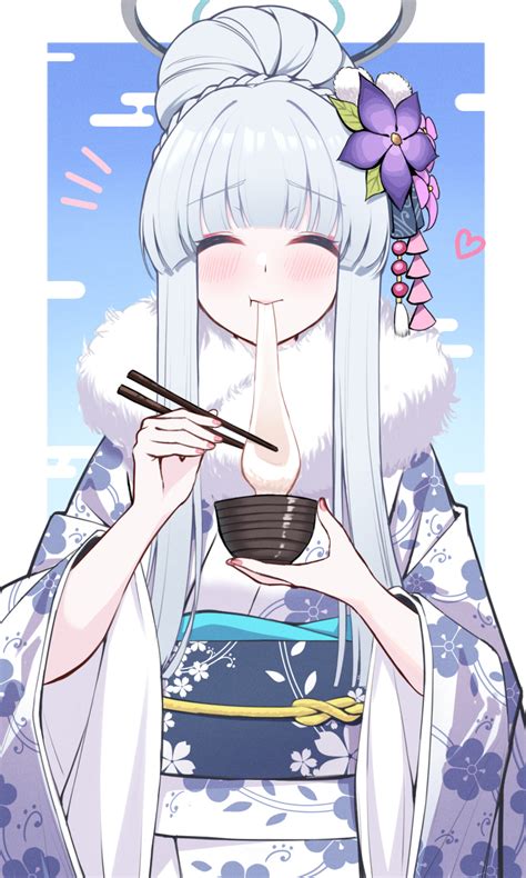 Safebooru 1girl Absurdres Blue Archive Blue Background Blunt Bangs