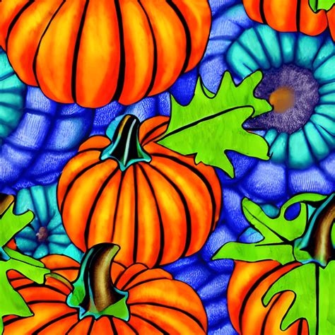 Thanksgiving Airbrushed Border Pattern · Creative Fabrica