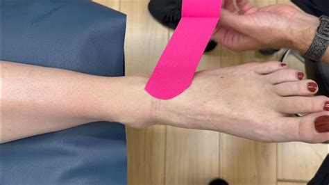 Tib Post Tendon K Taping Youtube