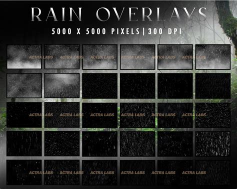 100 Rain Overlays For Photoshop Realistic Rain Falling Rain Overlay