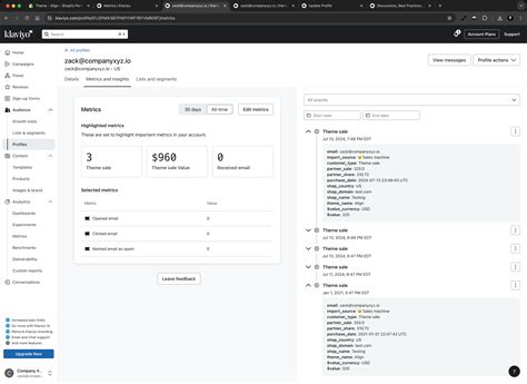 Profile Metrics And Insights Ui Not Aggregating Event Data Correctly
