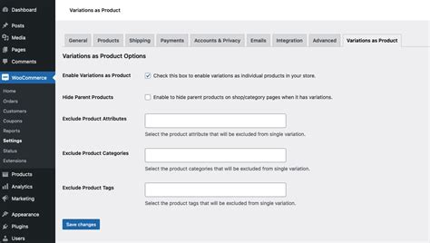 variations as single product for woocommerce storeplugin