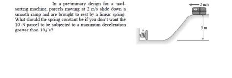 solved in a preliminary design for a mailsorting machine