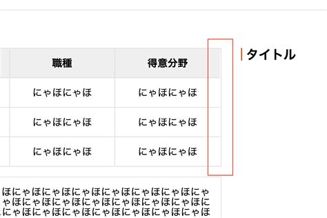 tableのレイアウトでchromeで表示した時だけ右側に隙間ができてしまう