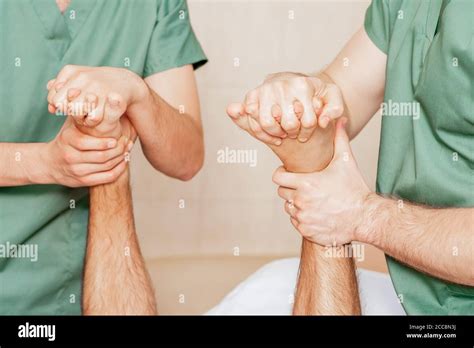 Receiving Feet Massage Hi Res Stock Photography And Images Alamy