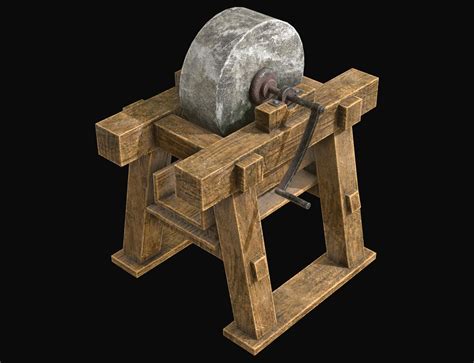 Old Grindstone 3 3d Model By Virtual3d