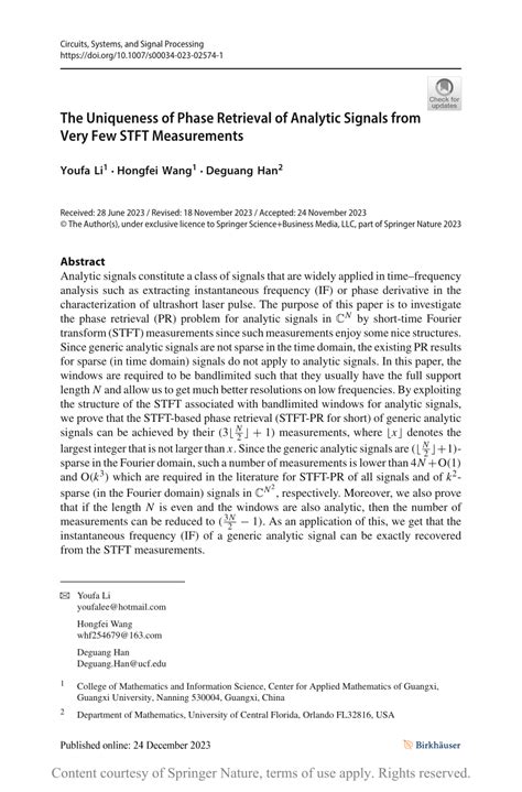 The Uniqueness Of Phase Retrieval Of Analytic Signals From Very Few