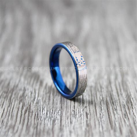 Circuit Board Ring Engineer Ring Science Ring Physics Ring Teacher