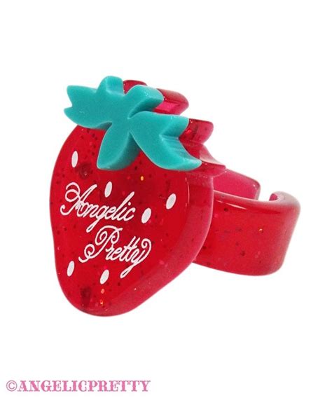 Sweet Strawberry Ring By Angelic Pretty