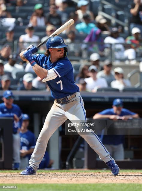 Bobby Witt Jr 7 Of The Kansas City Royals Bats Against The New York News Photo Getty Images
