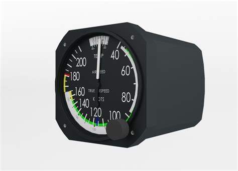 Airspeed Indicator 3d Model Cgtrader