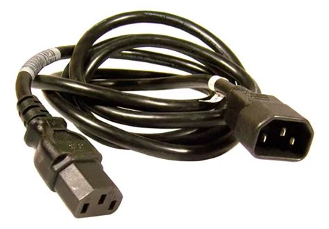 Hp C14 To C13 10a 250v 6ft Power Cord 142263 001 Iec 320 Cck Meses Sin Interés