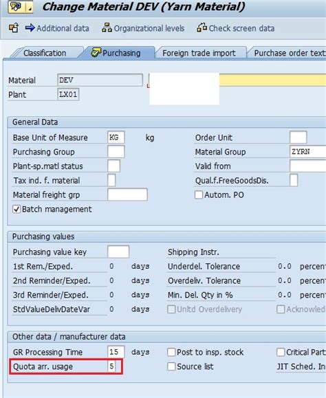 Configure Quota Arrangement In Sap Mm Sap Online Guides