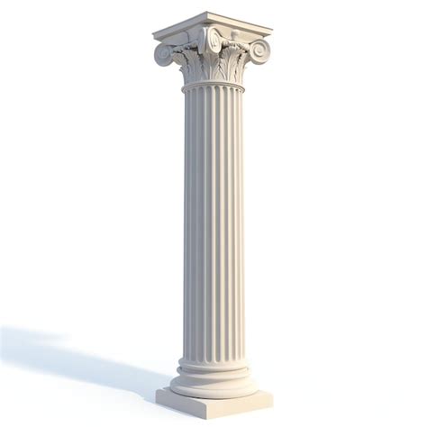 Doric Column Premium Ai Generated Image
