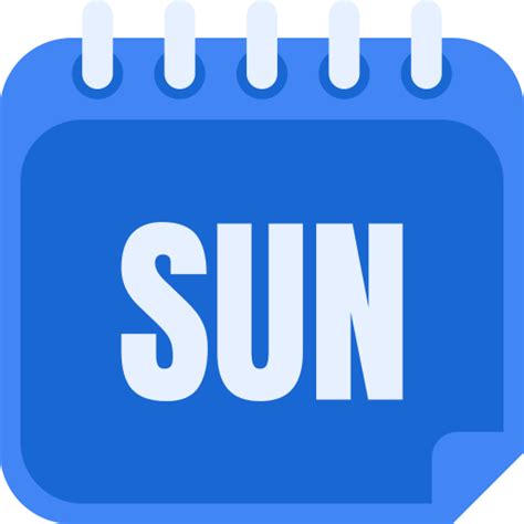 Sunday Generic Color Fill Icon