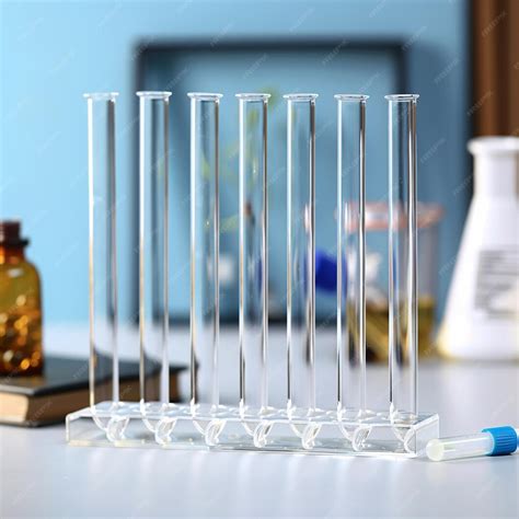 Premium Photo Science Laboratory Test Tubes Lab Equipment For