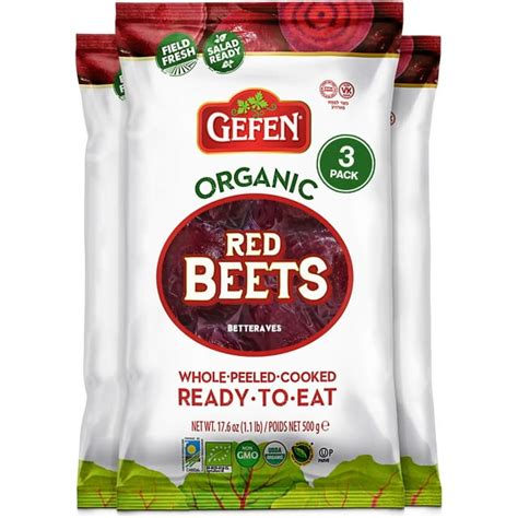 Gefen Organic Red Beets Whole Peeled Kks1 Cooked And Ready To Eat 1