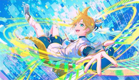 I Love This Len Card Len Kagamine Cards Vocaloid Cards Project Sekai