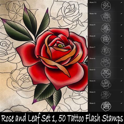 New School Rose Tattoo