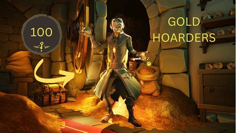 Getting Level 100 In Gold Hoarders Sea Of Thieves Youtube