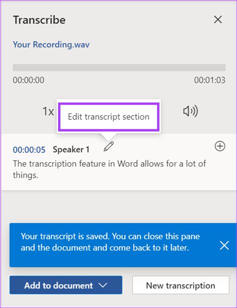 how to record and transcribe an audio file using microsoft word guiding tech