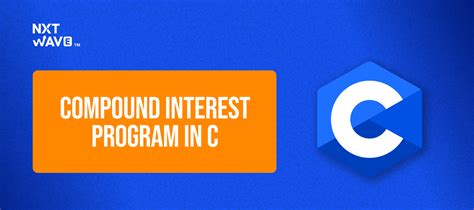 Compound Interest Program In C
