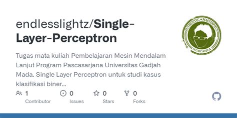 Github Endlesslightzsingle Layer Perceptron Tugas Mata Kuliah