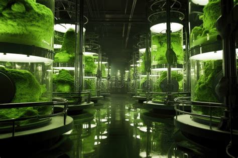 Algae Based Bio Hydrogen Production In A Laboratory Setting Stock Image Image Of Green