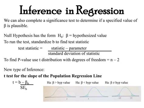 Inference In Regression Line Test Ppt