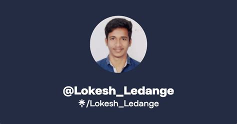 Lokesh Ledange Linktree