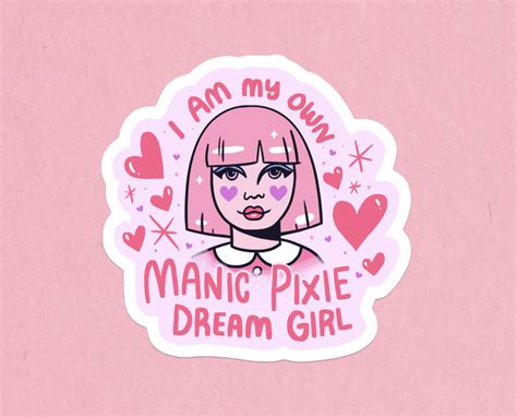 Manic Pixie Dream Girl Sticker Kate Gabrielle