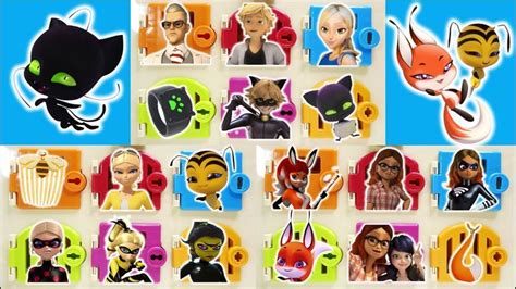 Miraculous Ladybug Cat Noir Queen Bee Rena Rogue Surprise Doors
