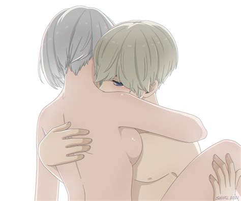 Rule 34 Completely Nude Female Grey Hair Implied Sex Male Nier