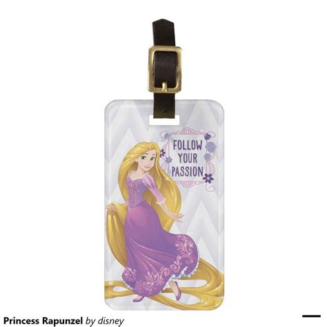 Princess Rapunzel Luggage Tag Zazzle Luggage Tags Princess Rapunzel Rapunzel