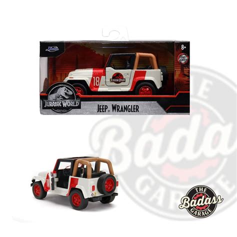 Jada 132 Scale Hollywood Rides Jurassic World Jeep Wrangler White