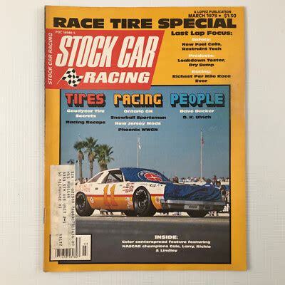 Stock Car Racing Magazine March 1979 Subscription Edition Ebay
