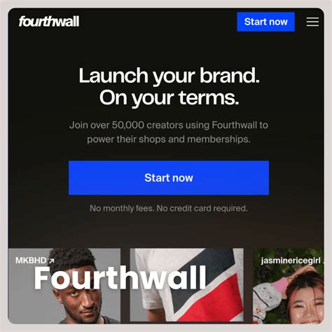 Fourthwall Tools For Creators