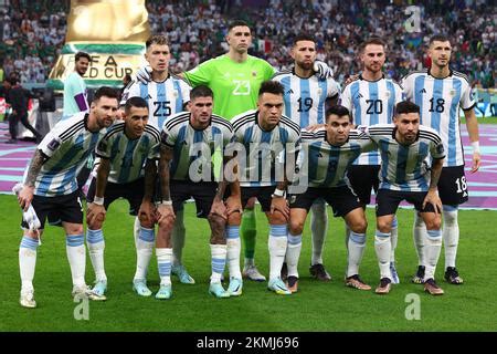 A Qatar Team Group Photo Ahead Of An International Friendly Match At
