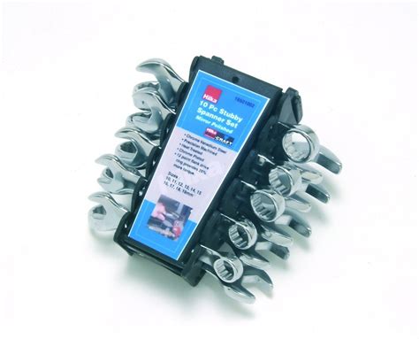 Hilka 10pc Combination Stubby Spanner Set Metric Tfm Farm And Country Superstore