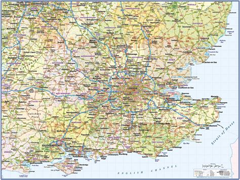 Map Of Counties South England The Counties And Unitary Authorities Of