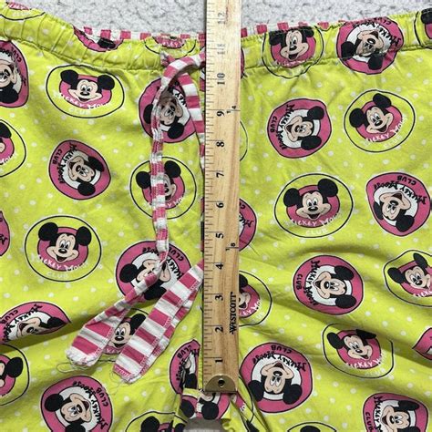 Disney Disney Parks Loungewear Sweatpants Mickey Mouse Club Yellow