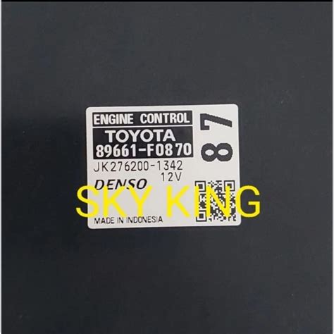 Jual Ecu Ecm Komputer Computer Engine Control Module Modul Mesin Toyota