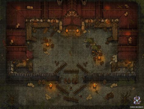 ⚙️the Cogs Complete Dungeon Map ⚙️ 66x78 Battlemap 8448x9984px