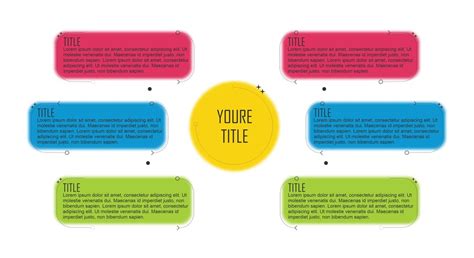 Premium Vector Colorful Circular Flowchart Hierarchy Infographics