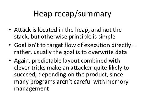 Buffer Overflows And Exploits C Memory Layout We